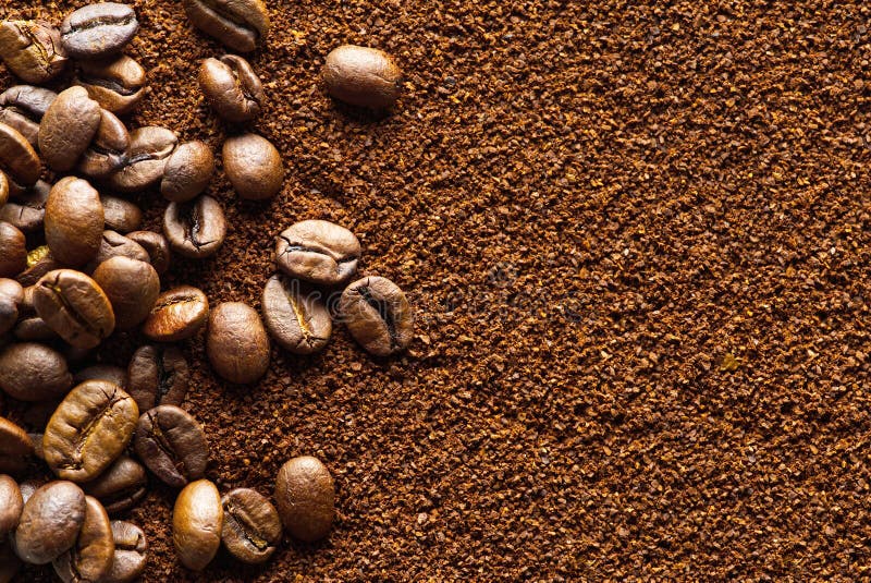 Coffee Grind Texture Background , Banner. Coffee Powder Abstract ...