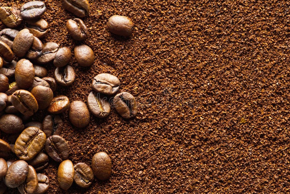 Coffee Grind Texture Background , Banner. Coffee Powder Abstract ...