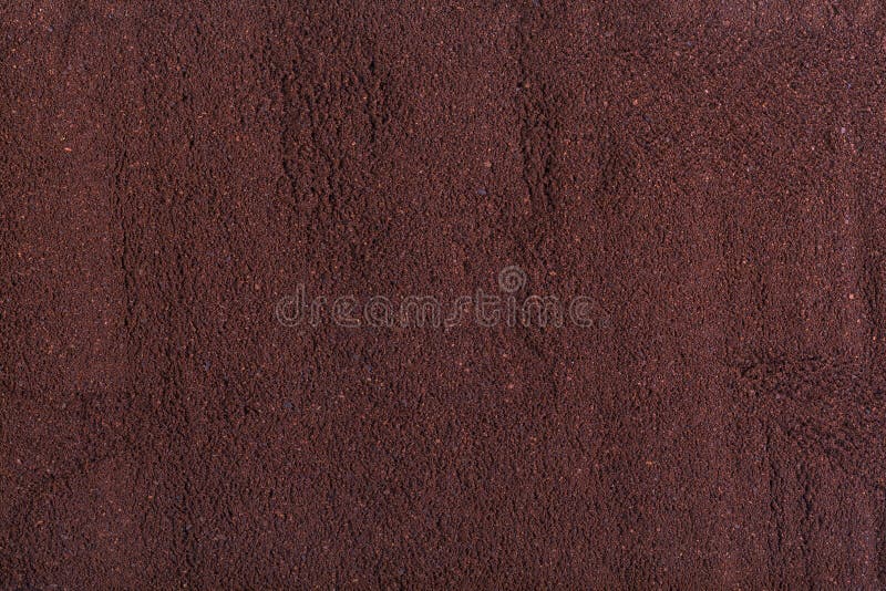 Coffee Grind Texture Background, Close Up. Ground Coffee Brown ...