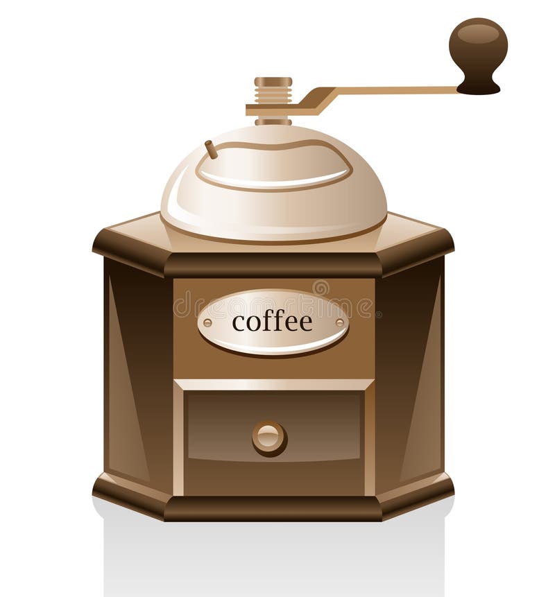 Coffee Grinder , Hand Draw Vector. Stock Vector - Illustration of craft ...