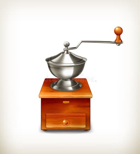 Manual Coffee Grinder Mill Stock Illustrations – 3,329 Manual Coffee ...