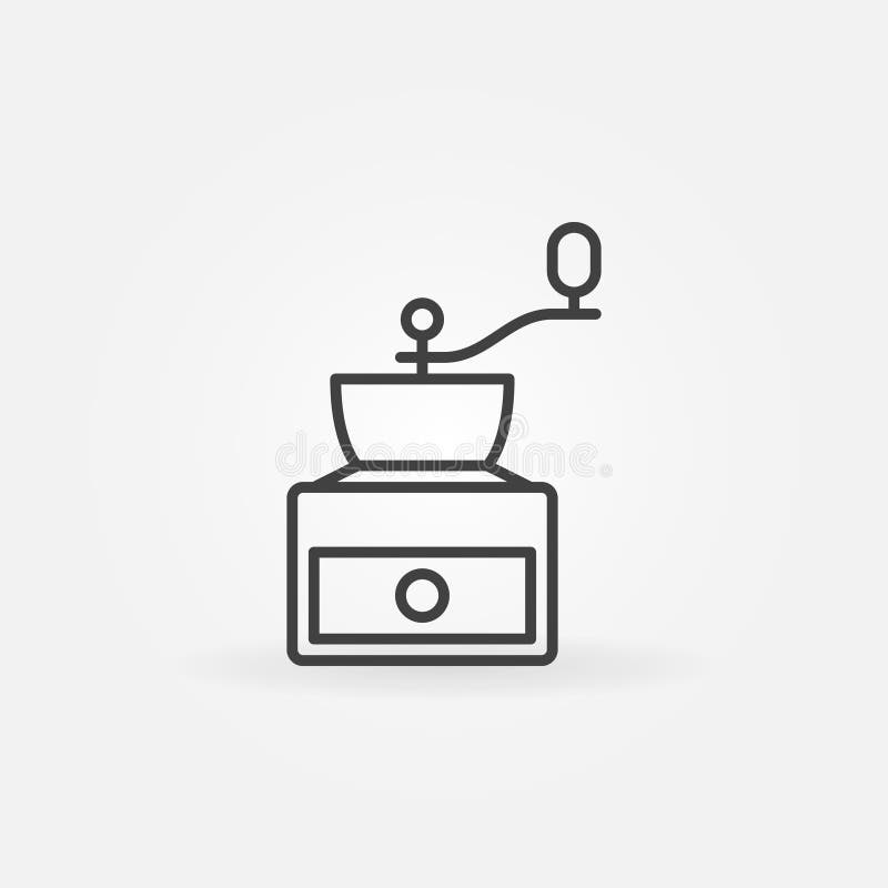 Coffee Grinder Concept Vector Icon in Thin Line Style Stock Vector ... Coffee Grinder Concept Vector Icon in Thin Line Style Stock Vector ...
