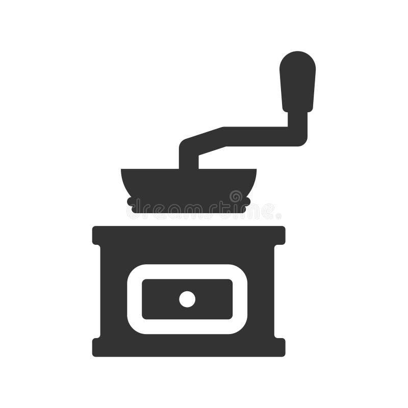Coffee grinder icon stock vector. Illustration of machine - 288037481