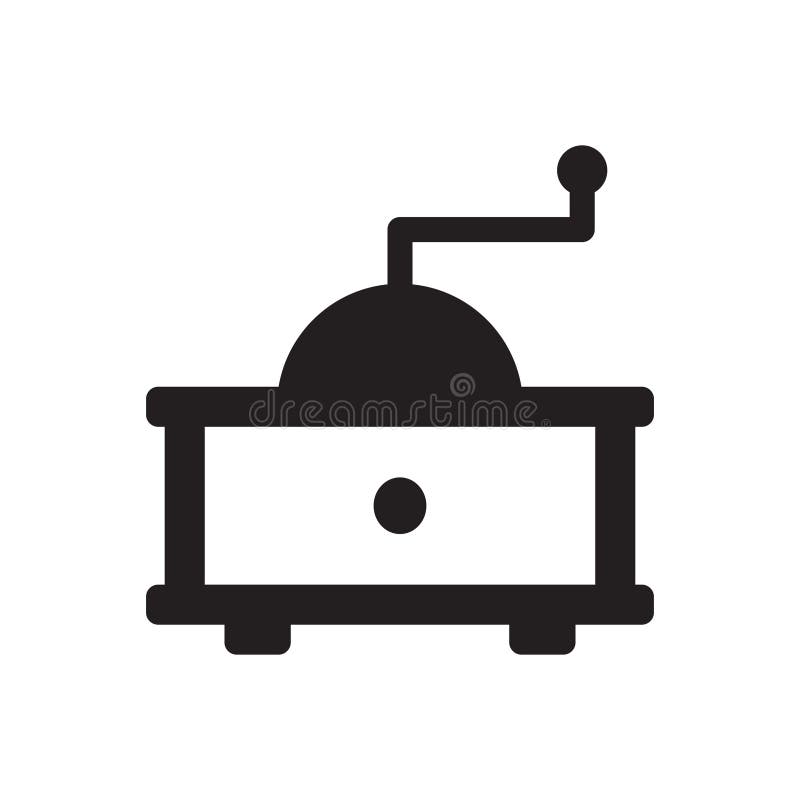 Coffee Grinder Icon stock vector. Illustration of vector - 361596176