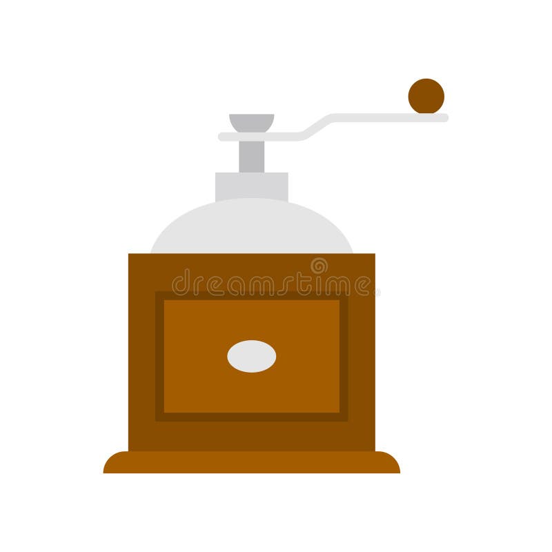 Coffee Grinder Icon. Mill Coffee Grinder Manual Stock Vector - Illustration of grinder ...