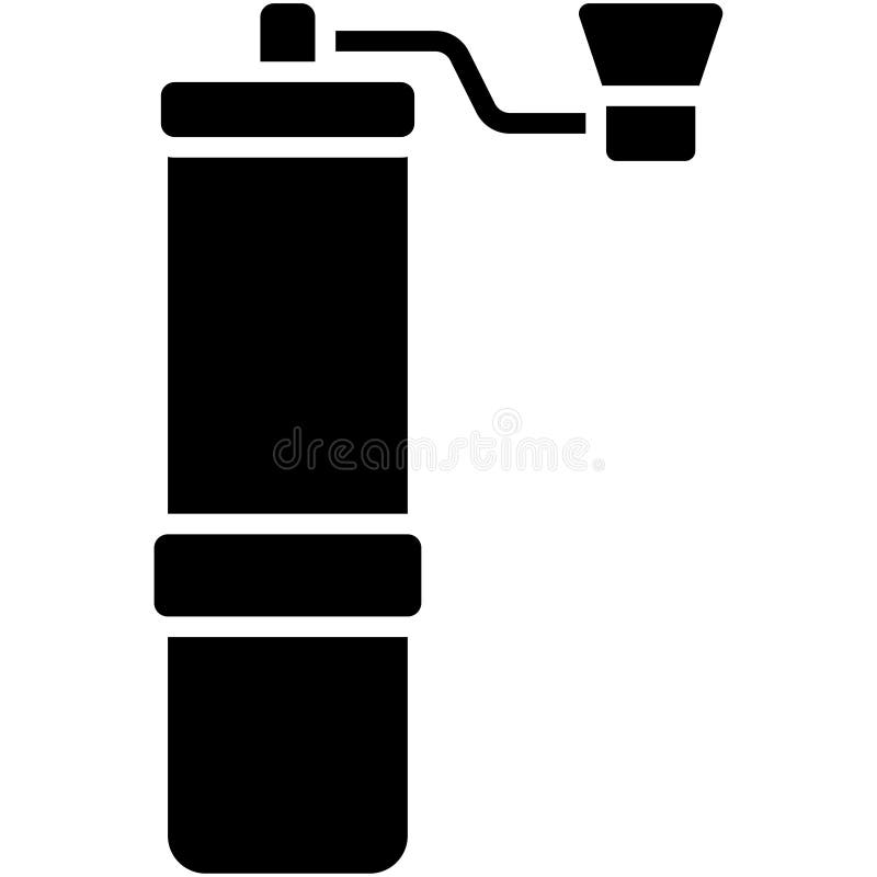 Coffee Grinder Icon, Coffee Shop Related Vector Stock Vector - Illustration of vector, bean ...