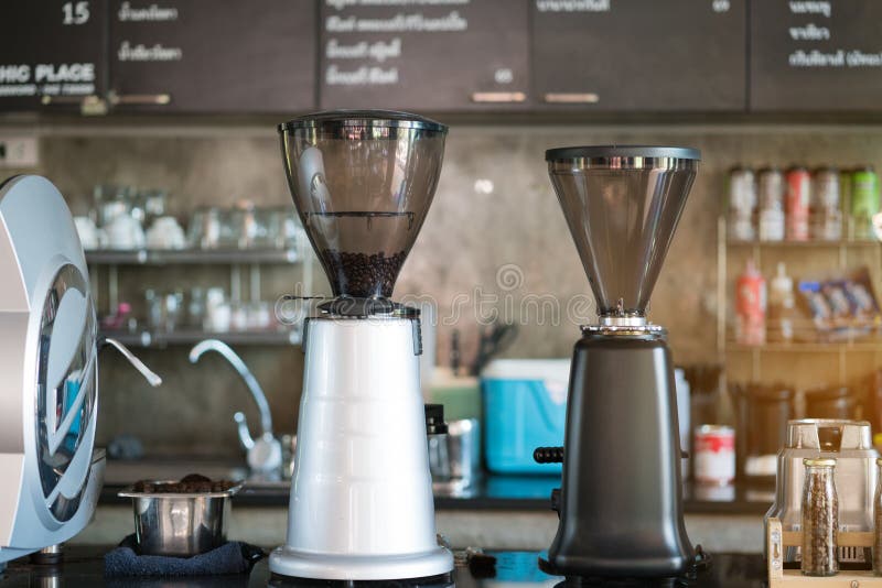 Coffee grinder stock image. Image of counter, espresso - 95233299