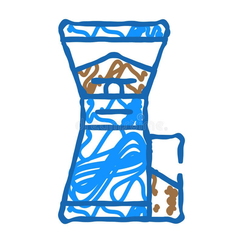 Coffee Grinder Vector Symbol Illustration Icon Doodle Illustration ...