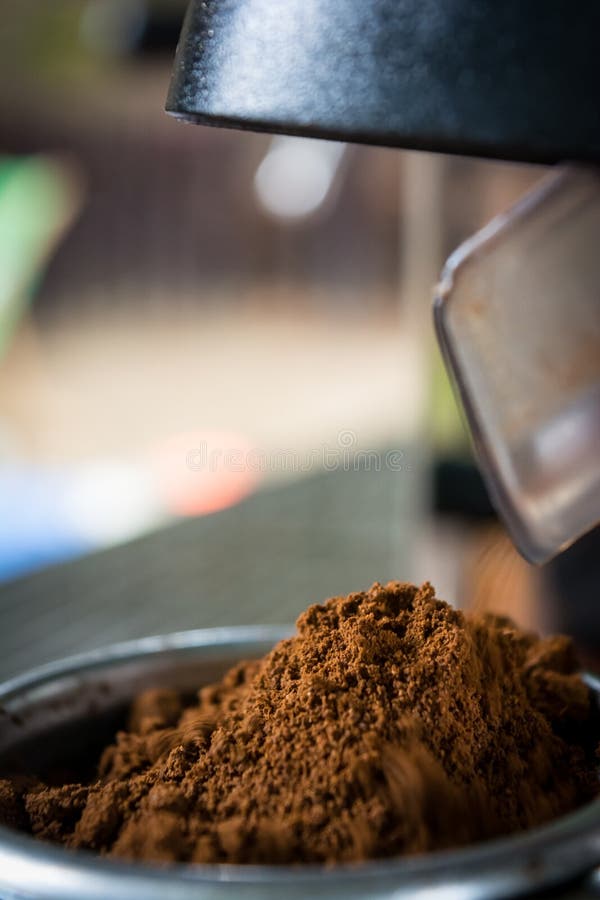 Coffee is grinding stock image. Image of group, caffeine - 68950017