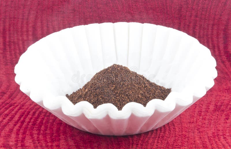 Coffee Grounds Filter stock photo. Image of french, colombian - 43218042