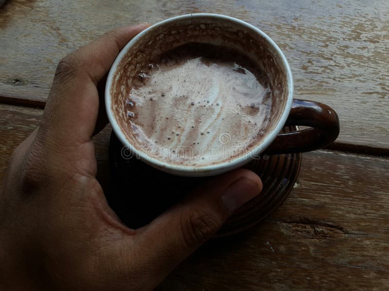 Coffee and hand stock image. Image of holding, hand, coffee - 43095657