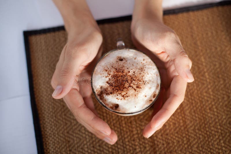 Coffee and hands stock image. Image of gourmet, breakfast - 29474769