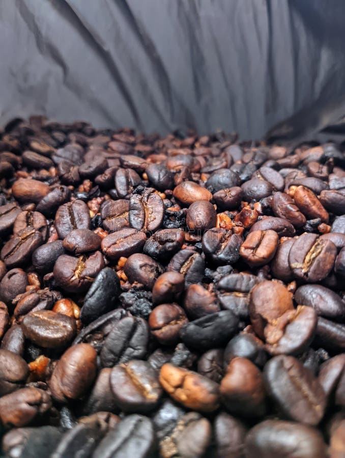 This Coffee Has Been Fried and Placed in a Crackle Stock Image - Image ...