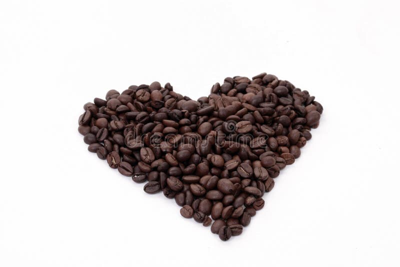 Coffee Heart stock photo. Image of grind, grain, cafe - 12291554