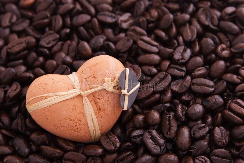 Coffee and Heart stock image. Image of feelings, small - 3940841