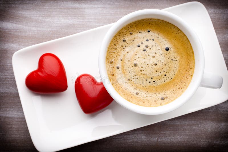 Coffee and heart stock photo. Image of concepts, coffee - 138006378