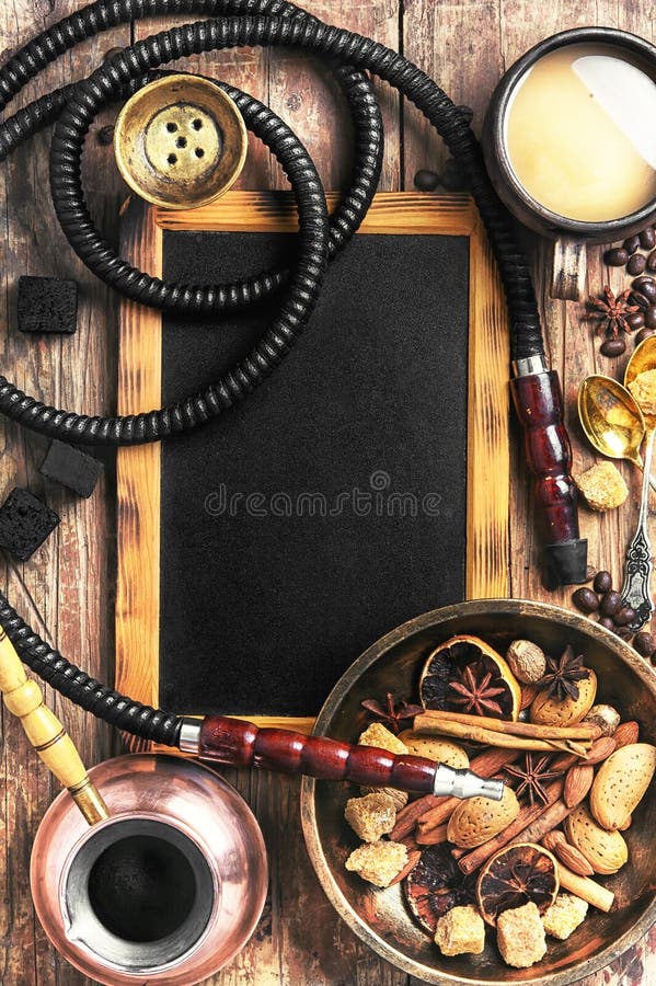Coffee and hookah stock photo. Image of brown, mouthpiece - 85305676