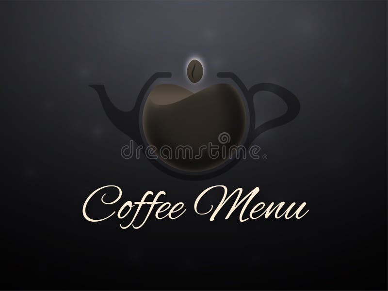 Coffee horizontal banner stock vector. Illustration of brochure - 198321257