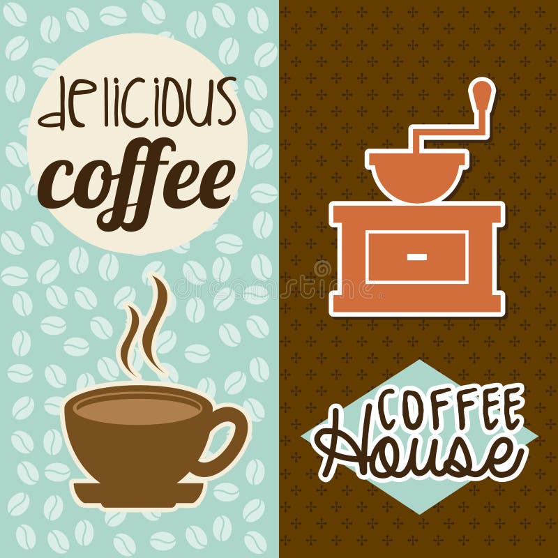 Coffee huse design stock vector. Illustration of dinner - 32730731