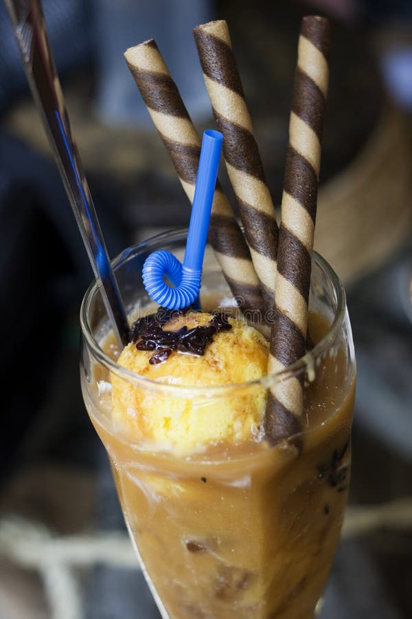 Coffee and Ice cream stock image. Image of coffee, adrenaline - 10719465