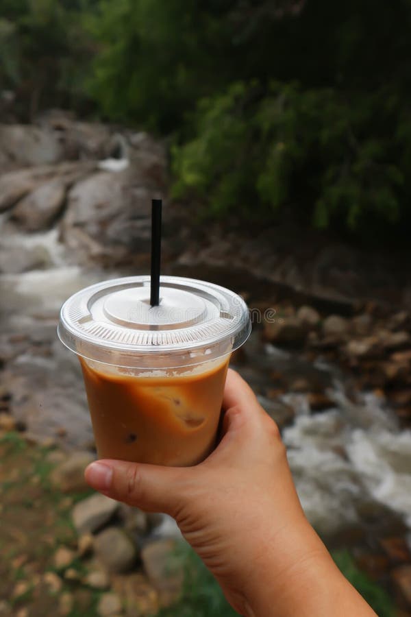 Coffee , Iced Coffee or Iced Cappuccino Coffee Stock Image - Image of ...