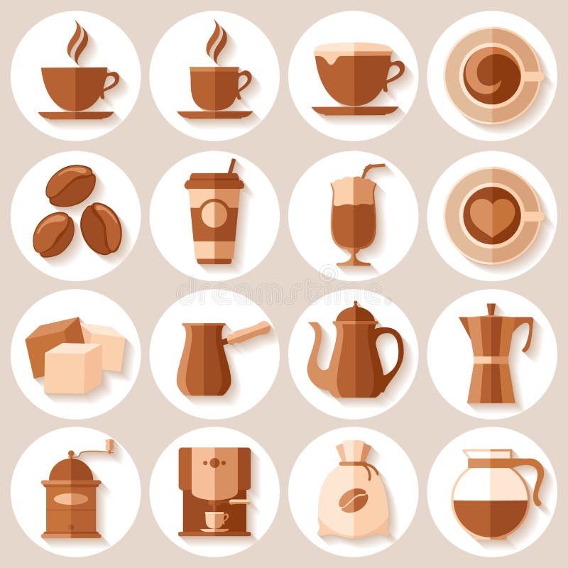 Cartoon coffee icon stock vector. Illustration of caffeine - 18684479