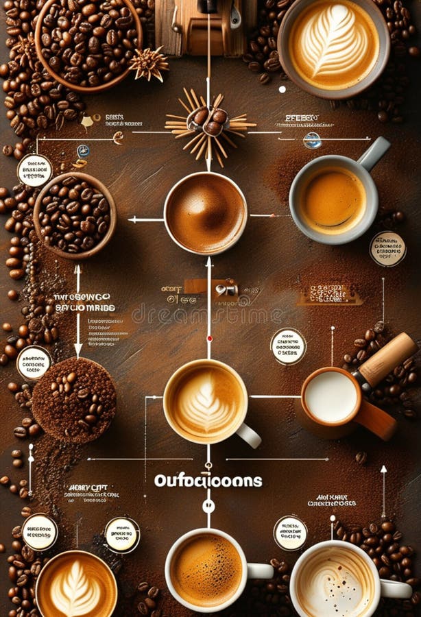 Coffee Infographic - Infographic Com Stock Illustration - Illustration ...