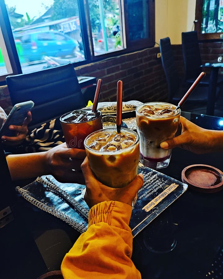 Coffee is an Inspirational Friend with Your Coffee Friends Stock Image ...