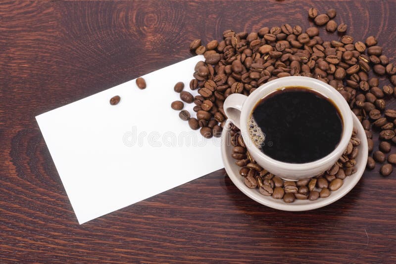 Three Coffee Cups Talking Invitation Card Stock Illustration ...