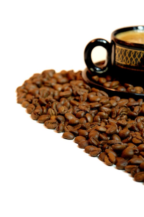 Coffee isolated stock photo. Image of brown, gourmet - 12642122