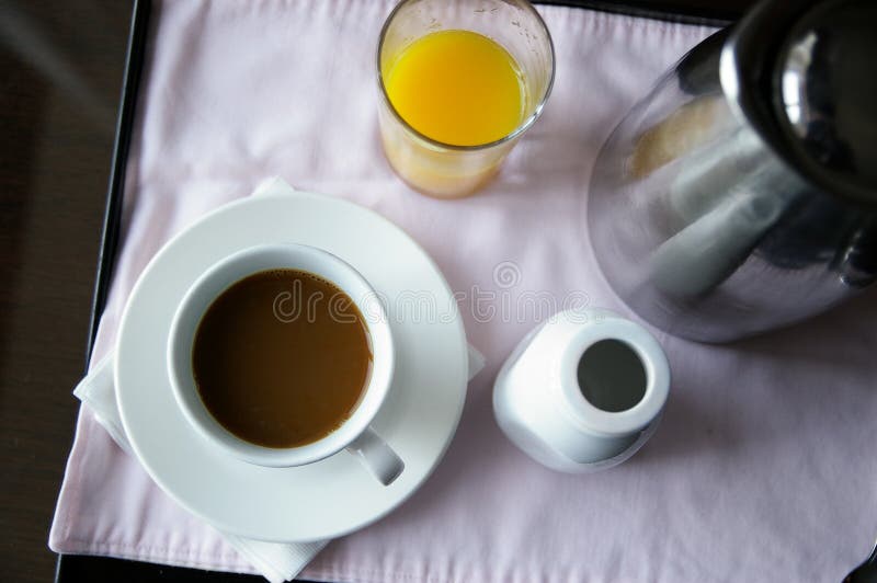 Coffee and juice stock photo. Image of liquid, room, coffee - 5686976