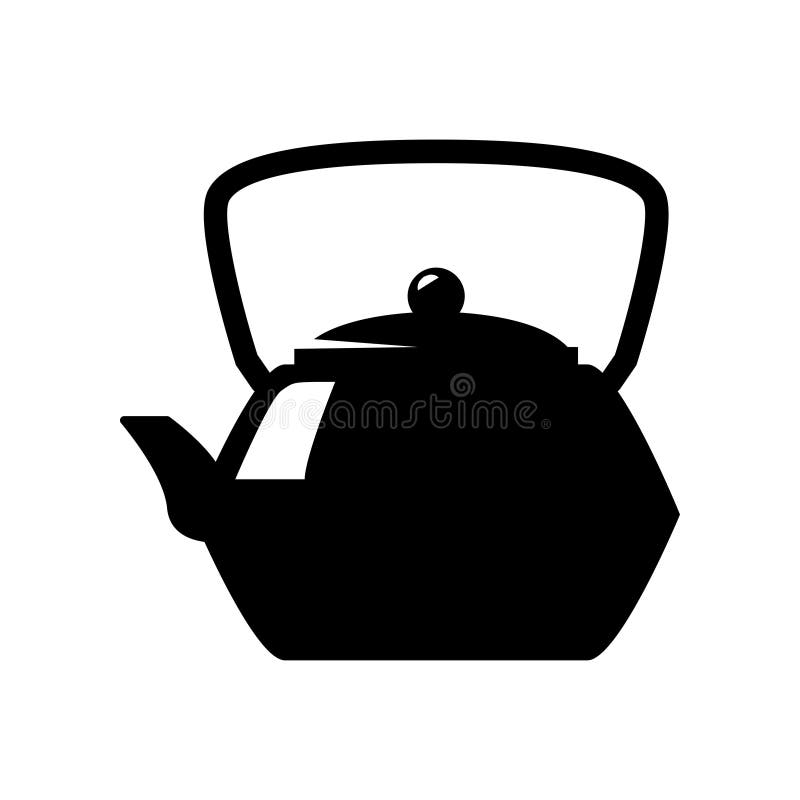 Coffee Kettle Illustration Isolated on White. Design for Logo, Label ...