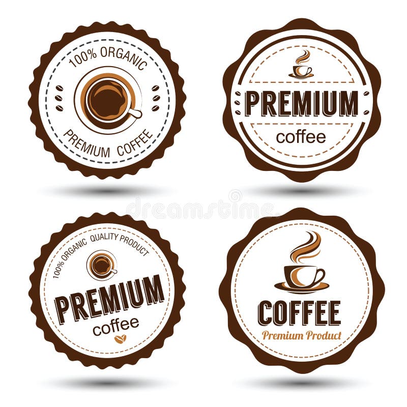 Coffee label stock vector. Illustration of design, stamp - 75071235