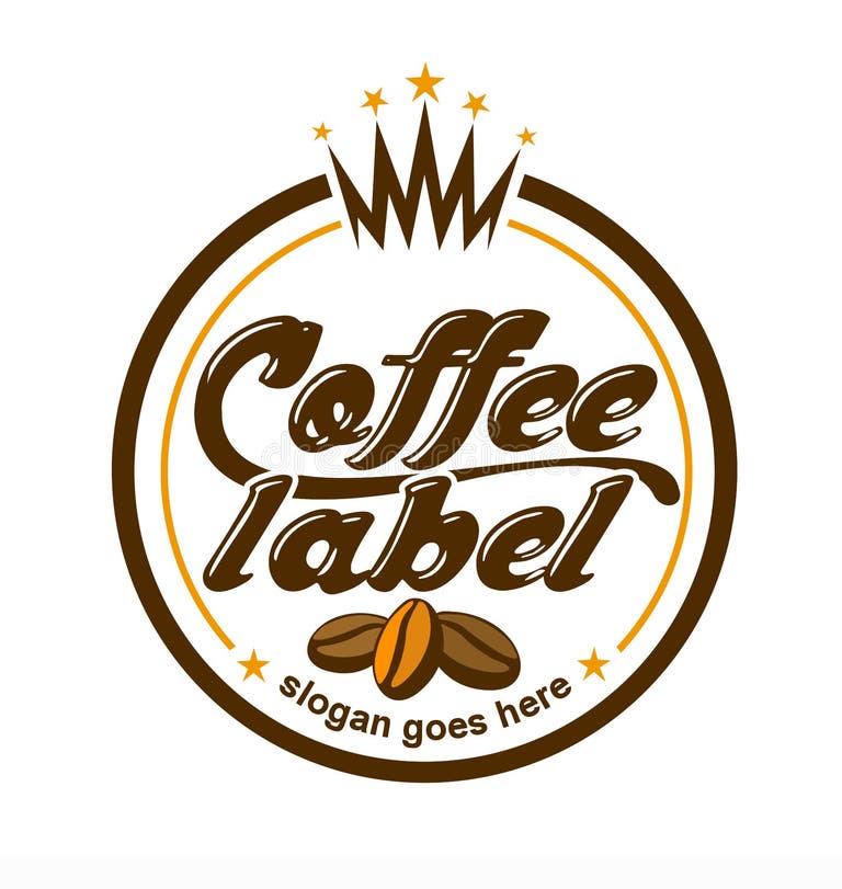 Golden Coffee Label Stock Illustrations – 1,050 Golden Coffee Label ...
