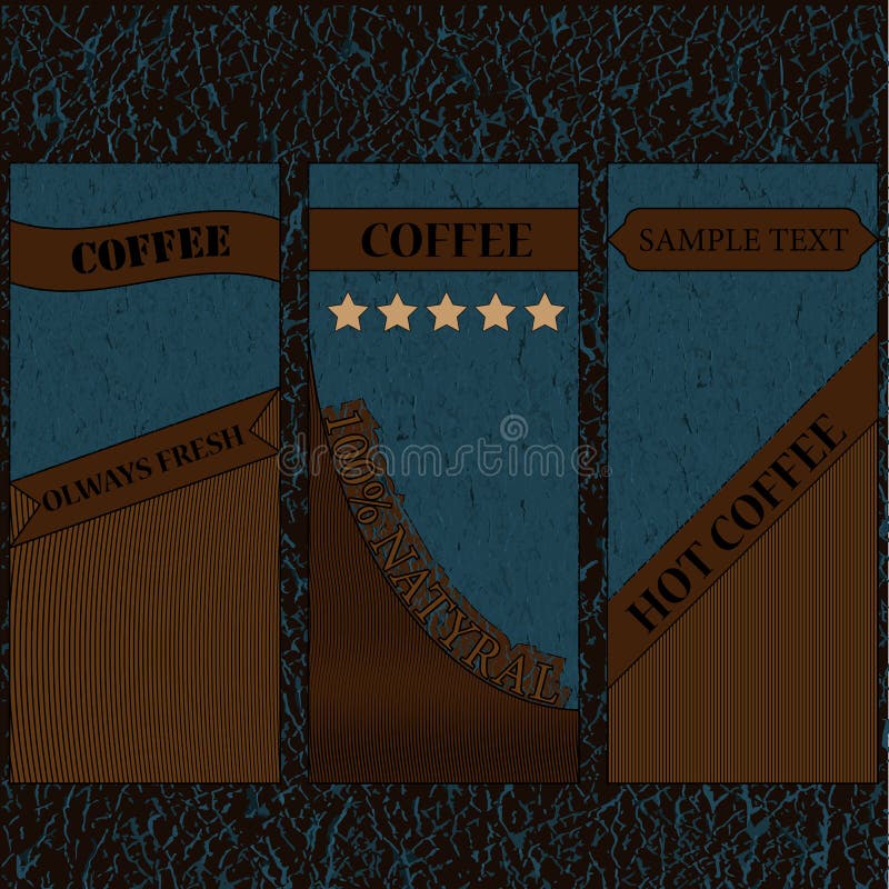 Coffee label stock vector. Illustration of decoration - 68737708