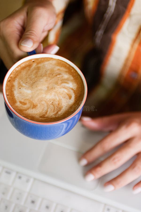 Coffee and Laptop stock photo. Image of break, coffee - 28920808
