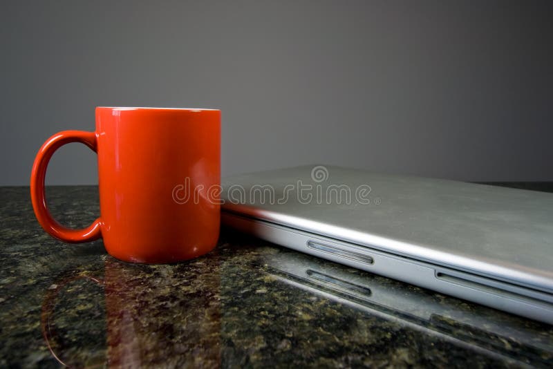 Coffee and laptop stock photo. Image of computer, caffeine - 9205392