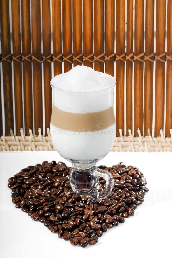 Coffee latte stock image. Image of caffeine, beverage - 13232851