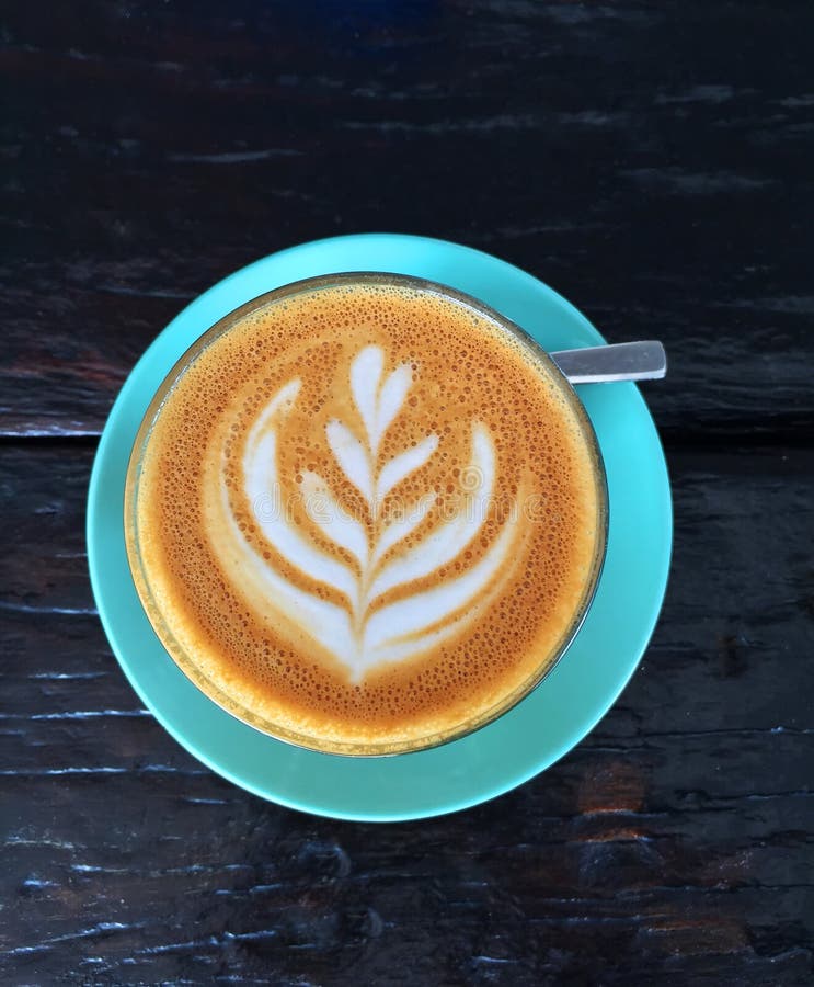 Fern Coffee stock photo. Image of chocolate, cappuccino - 7827954