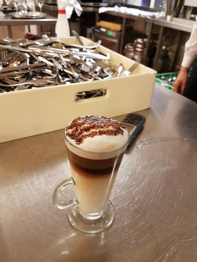 Coffee latte stock image. Image of work, latte, time - 77319407