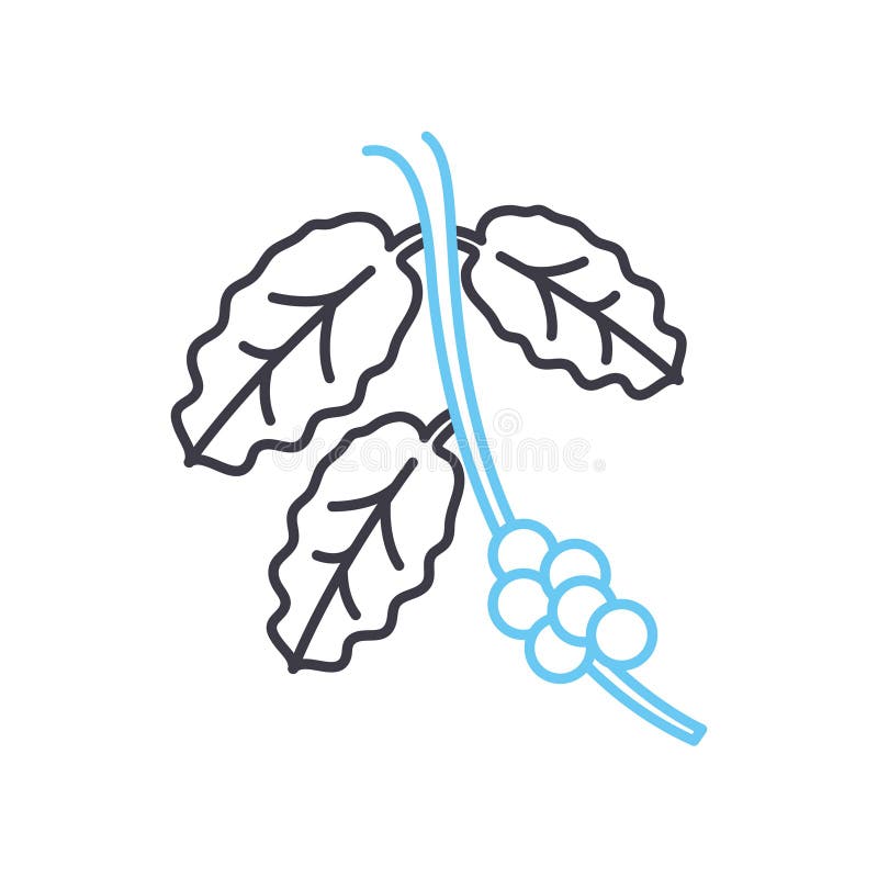 Coffee Line Icon, Outline Symbol, Vector Illustration, Concept Sign ...