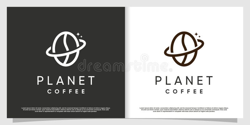 Coffee Logo with Creative Element Premium Vector Part 7 Stock Vector ...