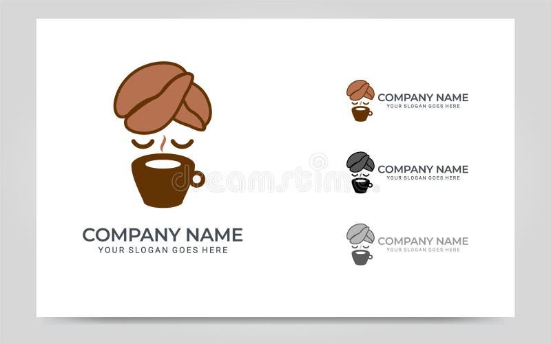 Coffee Logo Design. Modern Logo for Company or Community Stock Vector ...