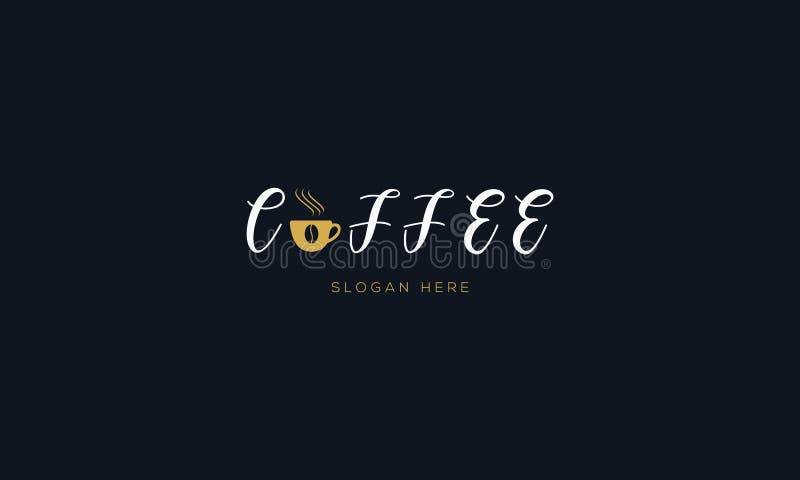 Coffee Logo Design Template, Minimal Coffee Logo Vector Stock Vector ...