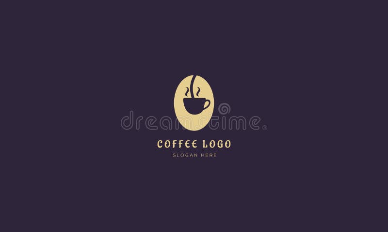 Coffee Logo Design Vector Template, Minimal Coffee Logo Stock Vector ...