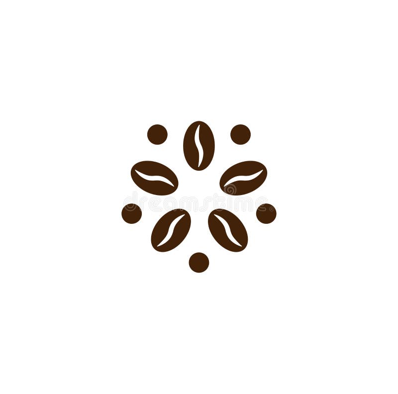 Coffee Logo, Modern Concept. Coffee Bean Icon. Abstract Energy Drink ...