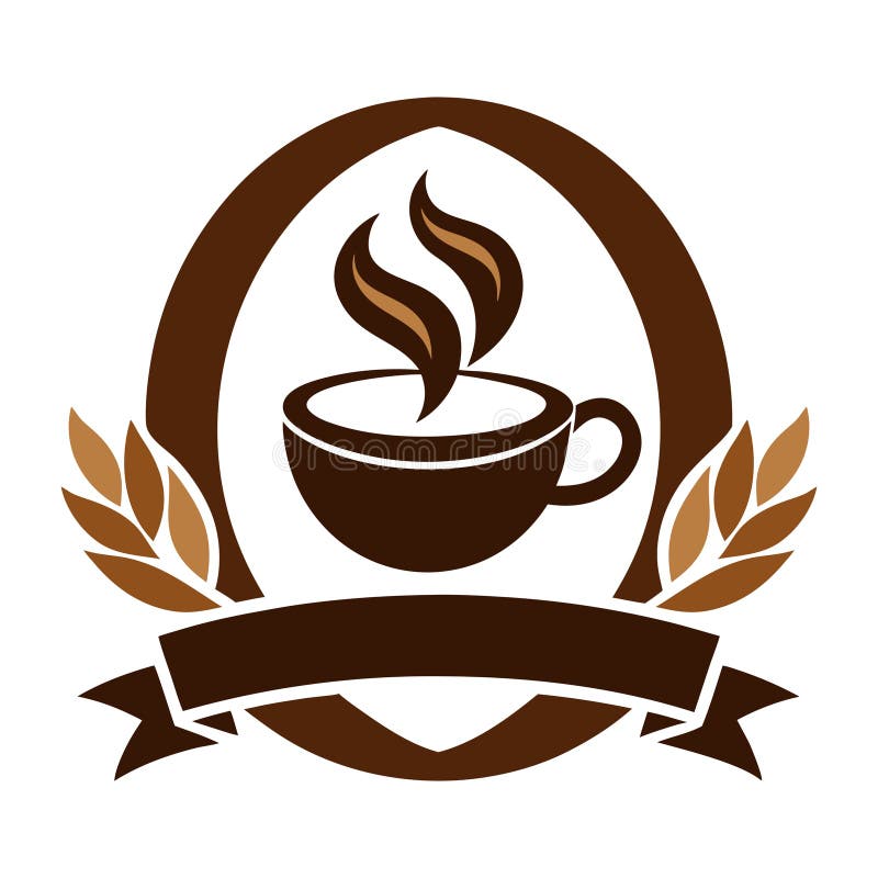 Coffee Logo Vector Art Illustration Stock Vector - Illustration of ...