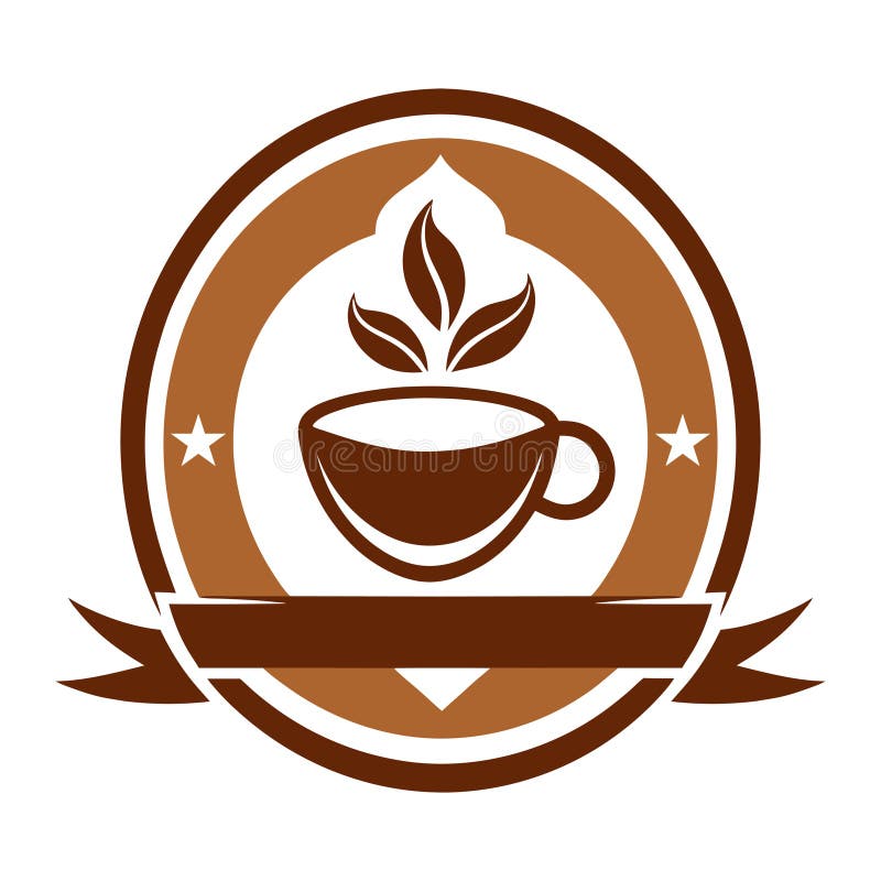 Coffee Logo Vector Art Illustration Stock Vector - Illustration of ...