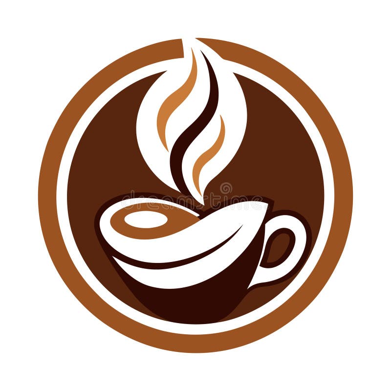 Coffee Logo Vector Art Illustration Stock Vector - Illustration of ...