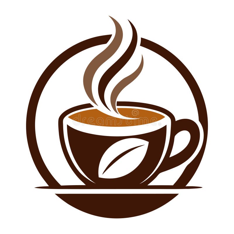 Coffee Logo Vector Art Illustration Stock Vector - Illustration of ...